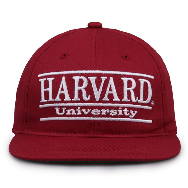 G235 The Game Harvard Crimson Team Color Retro Bar Throwback Cap - Fan Gear