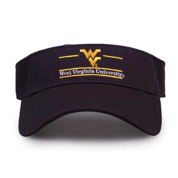 G25 The Game West Virginia Mountaineers Split Bar Visor - Fan Gear