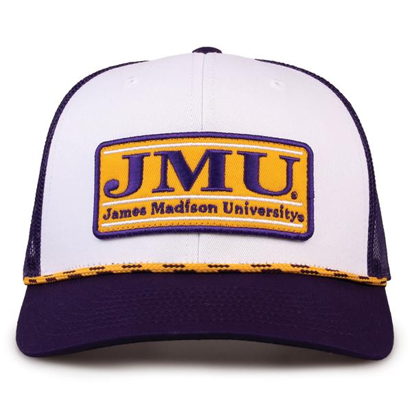 G452R The Game James Madison Dukes Rope Trucker With Bar Patch Cap ...
