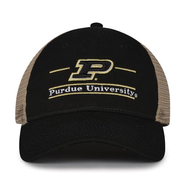 G180 The Game Purdue Boilermakers Relaxed Trucker Mesh Split Bar Cap ...