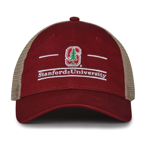 G180 The Game Stanford Cardinal Relaxed Trucker Mesh Split Bar Cap ...