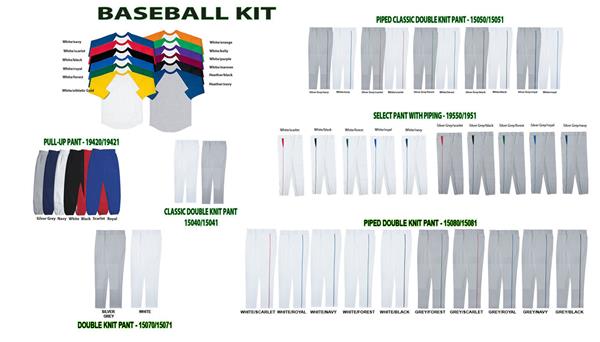 Baseball Undershirt 3/4 Length Jersey Uniform Kits - Baseball Equipment ...