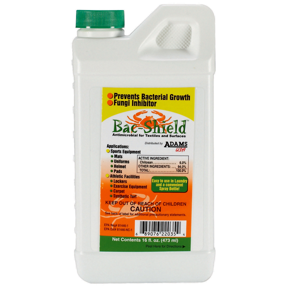 Adams BAC-SHIELD Anti Bacteria Pint Concentrate - Soccer Equipment and Gear