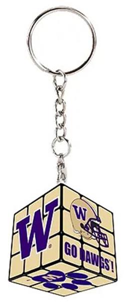 NCAA Washington Huskies Small Keychain Swizzle Cube UW1021 - Fan Gear