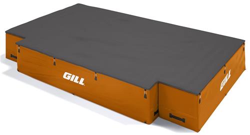 Gill Athletics S4 High Jump Landing System Orange Vinyl Base (16'6" x ...