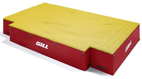 Gill Athletics G1 High Jump Landing System Red Vinyl Base (18' x 10' x ...