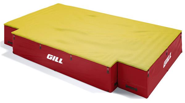 Gill Athletics G1 High Jump Landing System Red Vinyl Base (18' x 10' x ...