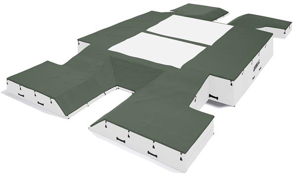 Gill G6 Double Front Pole Vault Landing System White Base (21'6" X 38 ...