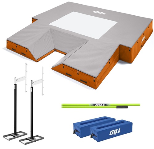 Gill S1 Pole Vault Value Pack Landing System Orange Vinyl Base (20' x ...