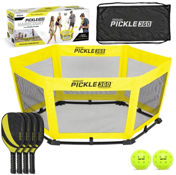 GoSports Pickle 360 Hardcourt Game Set Hard Surface Paddle Ball Game ...