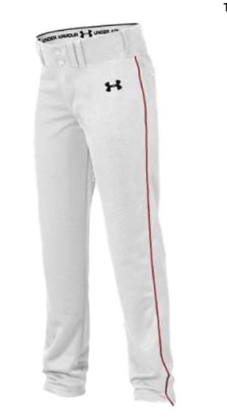 Under Armour Men Icon Relaxed Piped Baseball Pant (Piping: BK,Navy ...