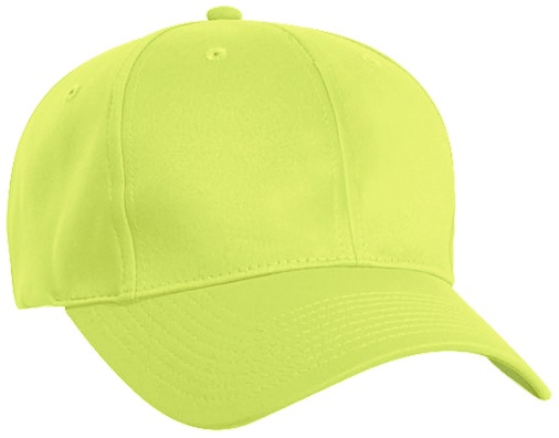 199C High Visibility Custom Baseball Cap (Neon Yellow) - Closeout Sale ...