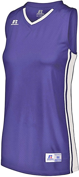 Russell Womens Basketball Jersey (Cardinal,Purple,White/Cardinal,White ...