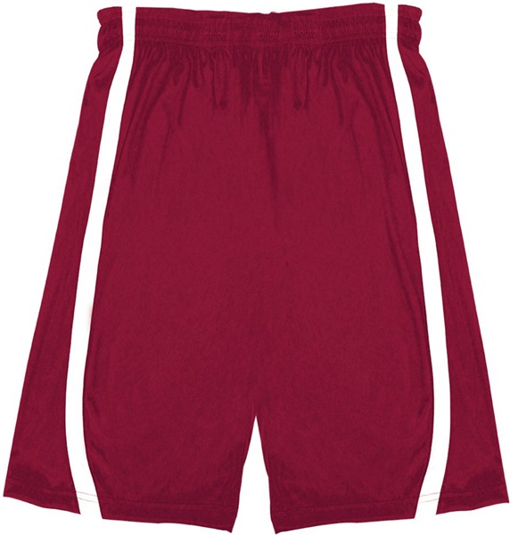 Reversible Loose-Fit Basketball 9" Shorts No Pockets (Cardinal or Graphite)