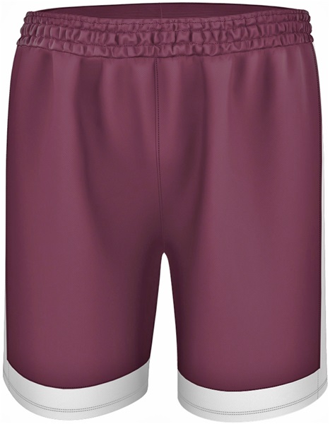 Adult 9"/Youth 7" Single Ply Lightweight Basketball Shorts (Maroon ...