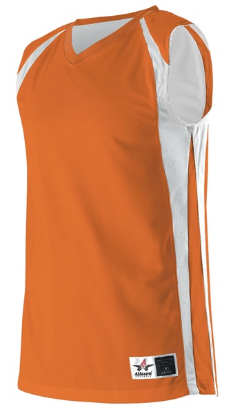 Youth Reversible Basketball Jerseys (Burnt Orange) - Closeout Sale