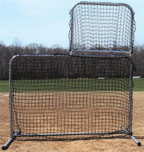 GS L-Shaped Swivel Baseball Pitchers Screen - Baseball Equipment & Gear