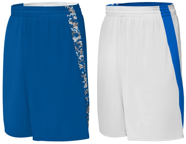 Adult 9" & Youth 7" - 8" Reversible Basketball/Soccer Shorts (No Pockets)