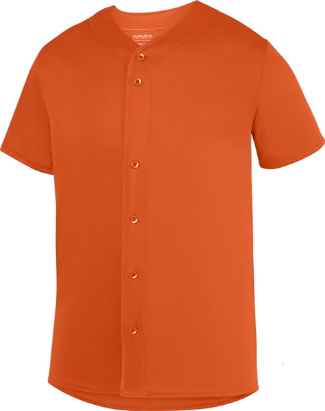Augusta Men Youth Sultan Button Up Baseball Jersey - Closeout Sale ...