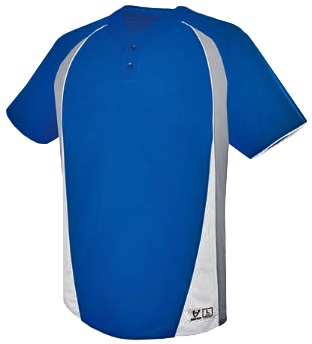 Adult / Youth 2-Button, 2-Color Baseball Jersey - Closeout Sale