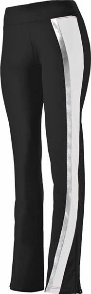 Womens/ Girls Lower Leg Zipper, Wide WAistband, Slim Fit Pants - Soccer ...
