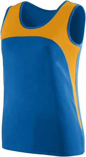 Womens Sleeveless Wicking 2-Tone Track Jersey - Closeout Sale ...