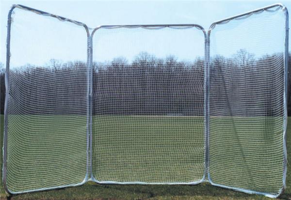 GS 7x15 3 Panel Mini Folding Baseball Backstops - Baseball Equipment & Gear