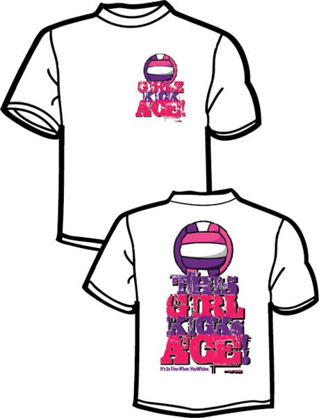 Tandem Volleyball Kick Ace T-Shirt - Closeout Sale - Volleyball ...