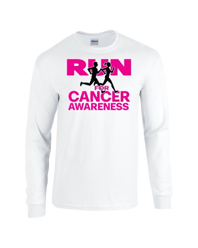 Epic Run for Cancer Long Sleeve Cotton Graphic T-Shirts - Soccer ...
