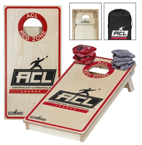American Cornhole League COMP Mini 1x2 Cornhole Boards W/Dual Speed ...