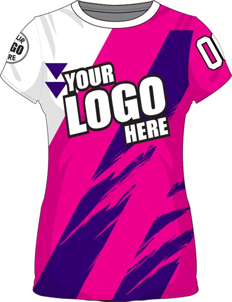 Sublimated Womens/Girls All-Sport Jersey - Custom "ScratchedUp" Cool ...