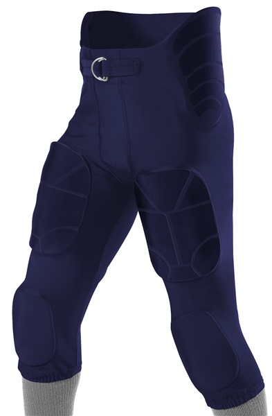 5-Pad Integrated Youth ICON Football Pant (YXL - Navy) - Closeout Sale ...