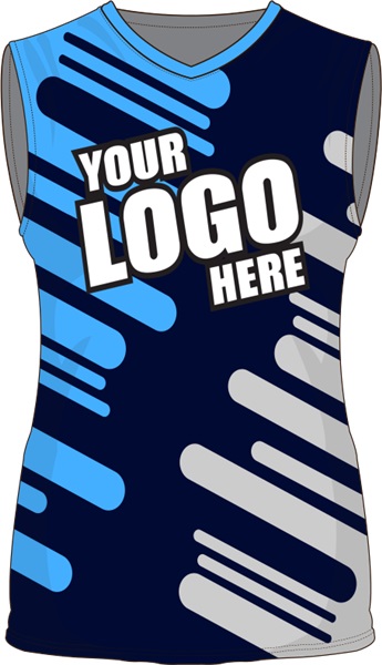 Womens/Girls Sublimated Basketball Jersey - Custom "Flow" Cool ...