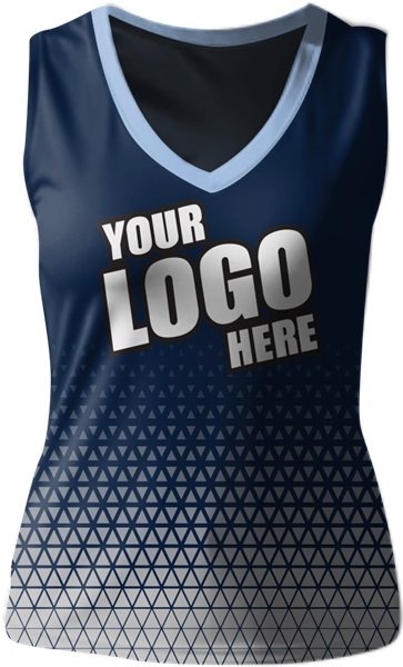 Womens/Girls Sublimated Basketball Jersey - Custom "Triangles" Cool ...