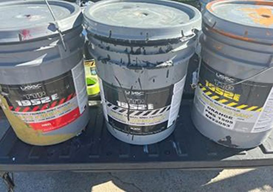 Water-based FAST Dry Fed Spec. Traffic Paint 5 Gallon (TTP-1952 E ...