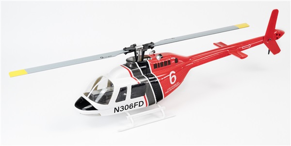 FlyWing BELL-206 V3 Scale Helicopter - RTF - Playground Equipment and Gear