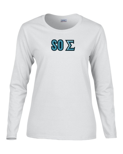 Epic Ladies So Sigma Alpha Skibidi Ohio Rizzler Long Sleeve Graphic T ...