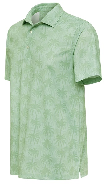 ParagonXP Adult Charleston Sublimated Palm Tree Print Polo UPF 30 ...