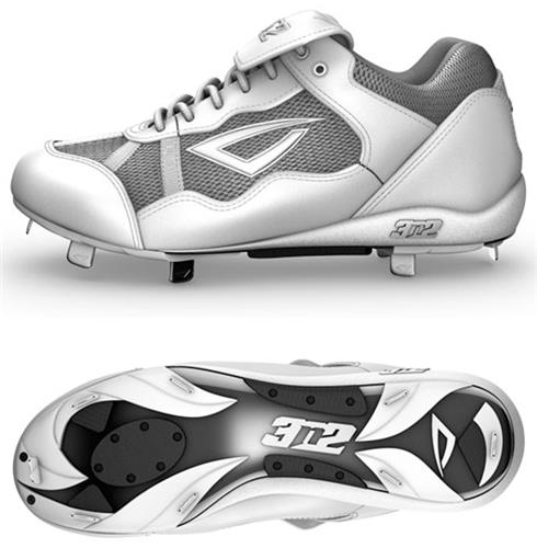 Pro Metal Classic Lo Baseball Spike Cleats White - Baseball Equipment ...