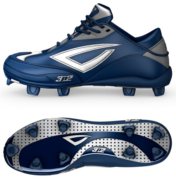 Accelerate TPU Fastpitch Cleats Pitching Toe Navy - Baseball Equipment ...