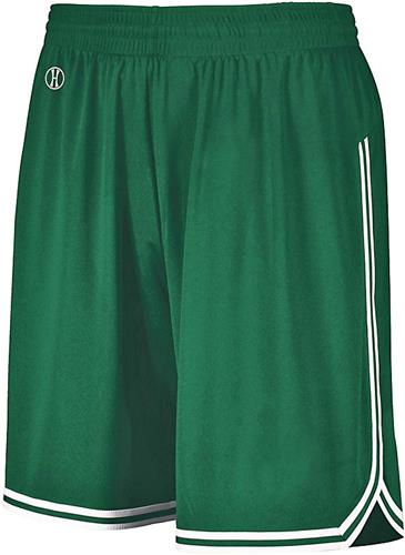 Holloway Mens Youth Retro Basketball Shorts 8" No Pockets