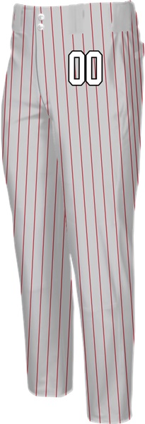 Sublimated Open Bottom Custom Baseball Pant - Pinstripe - Baseball Equipment & Gear