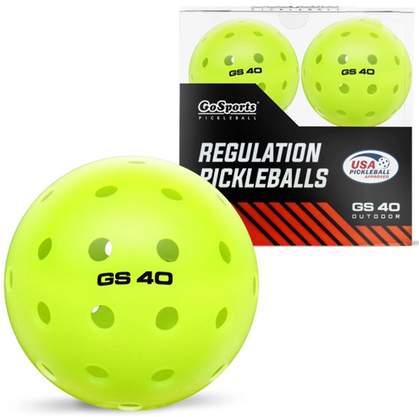 GoSports GS 40 USAPA Pickleballs (4 PACK) PICKLE-BALLS-GS40-4 ...