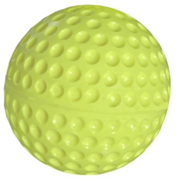 No-Sting (11" or 12") Machine Style Dimpled Softballs "Light Yellow" (1 ...