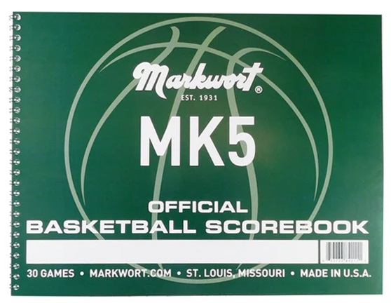 Markwort Mark V Basketball Scorebook With New NFHS Version For Fouls ...