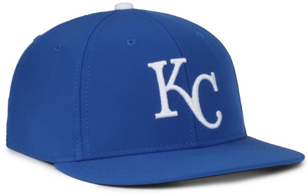 Outdoor Cap MLB-450 High Crown Flat Visor Home Cap Kansas City Royals ...