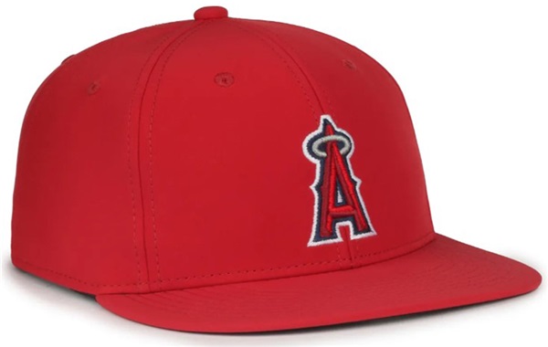 Outdoor Cap MLB-450 High Crown Flat Visor Home Cap Los Angeles Angels ...
