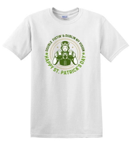 Epic Adult/Youth Double Fistin' Beer Drinking St. Patty's Cotton ...