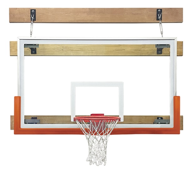 SuperMount01 Victory Wall Mount with 42x72 glass backboard - Basketball ...