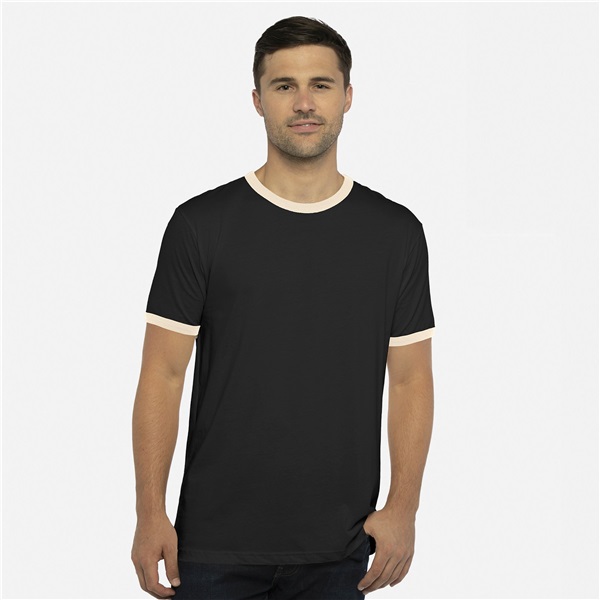 Next Level Unisex Cotton Ringer Tee 3604 - Soccer Equipment and Gear
